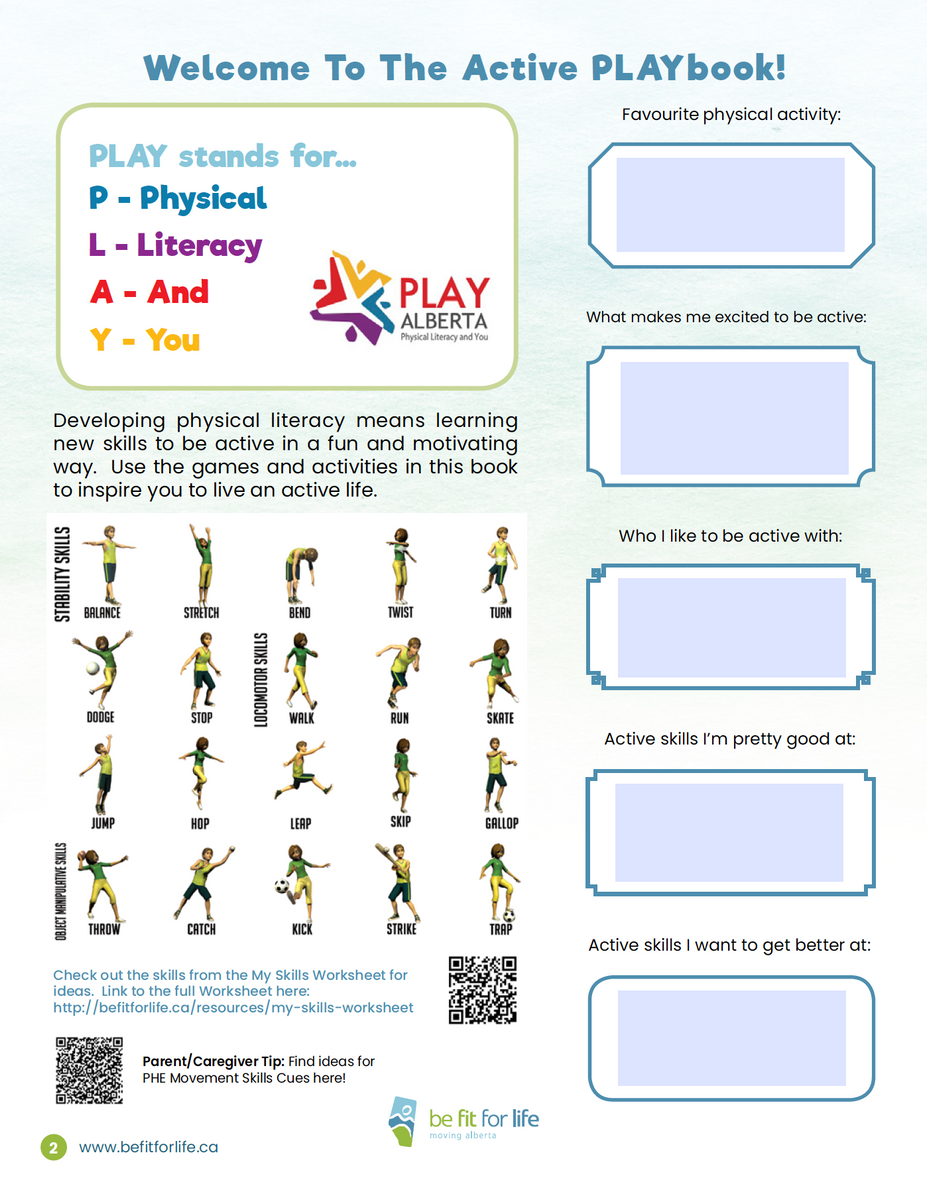 Active Play Book | Be Fit For Life – Ever Active Schools
