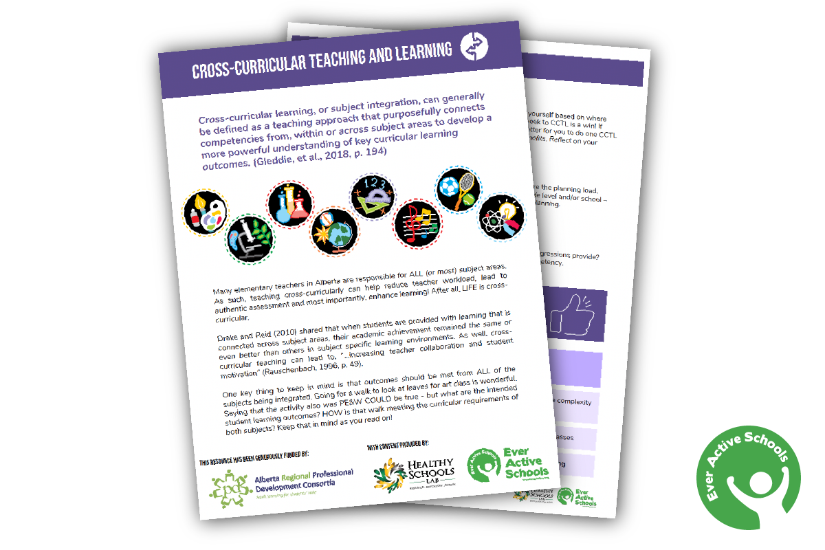 Cross-Curricular Teaching and Learning – Ever Active Schools